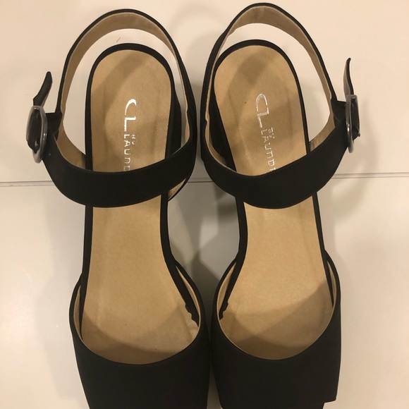 CL by Laundry | Shoes | Cl By Laundry Krystal Strap Sandals | Poshmark
